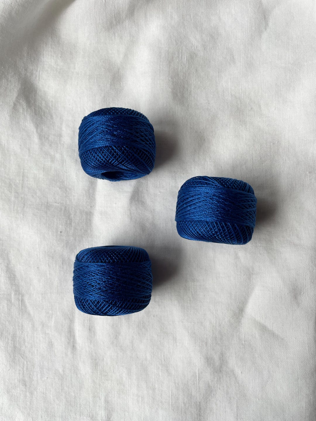 Royal Blue Pearl Cotton Embroidery Thread - 111 Yards - Etsy