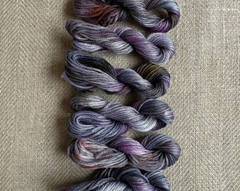 Vintage Inspired Variegated Hand Dyed Embroidery Floss - Woodland - Etsy