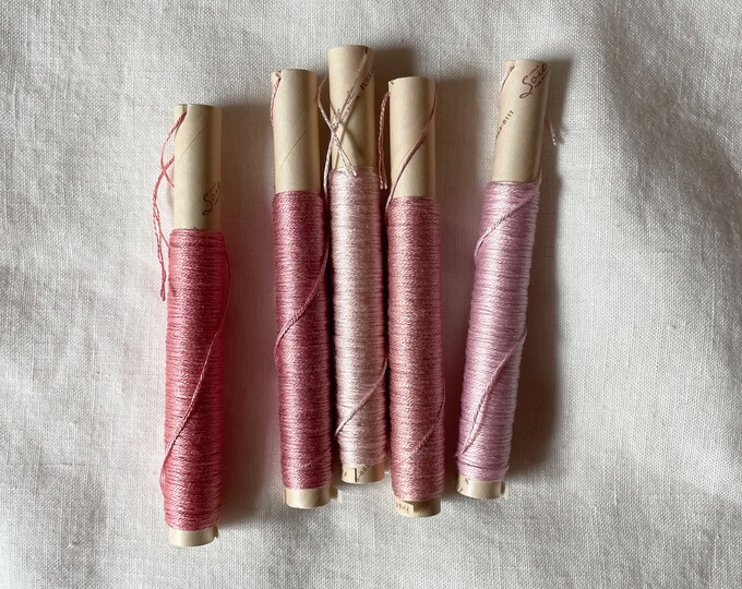 Set of Luscious Silk Hand Embroidery Thread - 5x16 Yard - Etsy