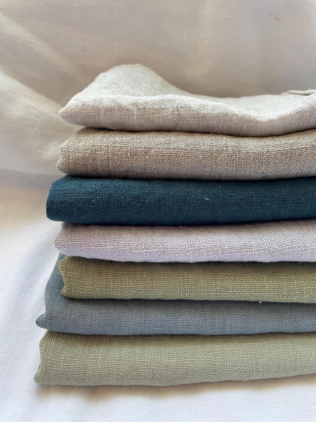 Soft Touch 100% Natural Mid Weight Soft Linen Fabric - Etsy