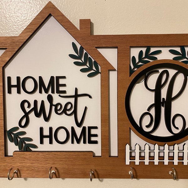 Home Sweet Home Key Holder - Etsy