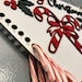 Candy Cane Christmas Countdown Calendar Sign Personalized Advent ...