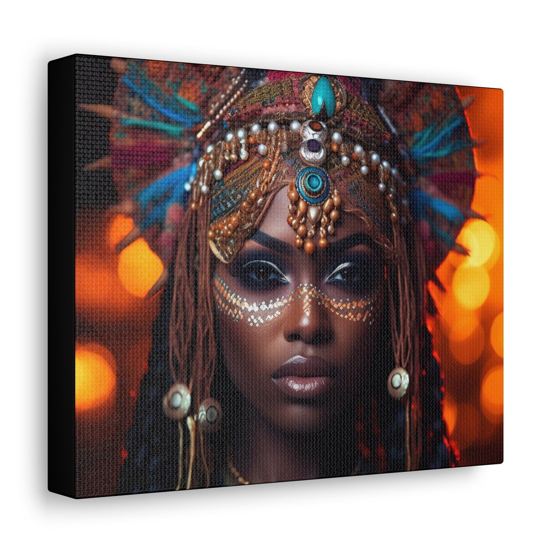 African Goddess Canvas Gallery Wraps - Etsy