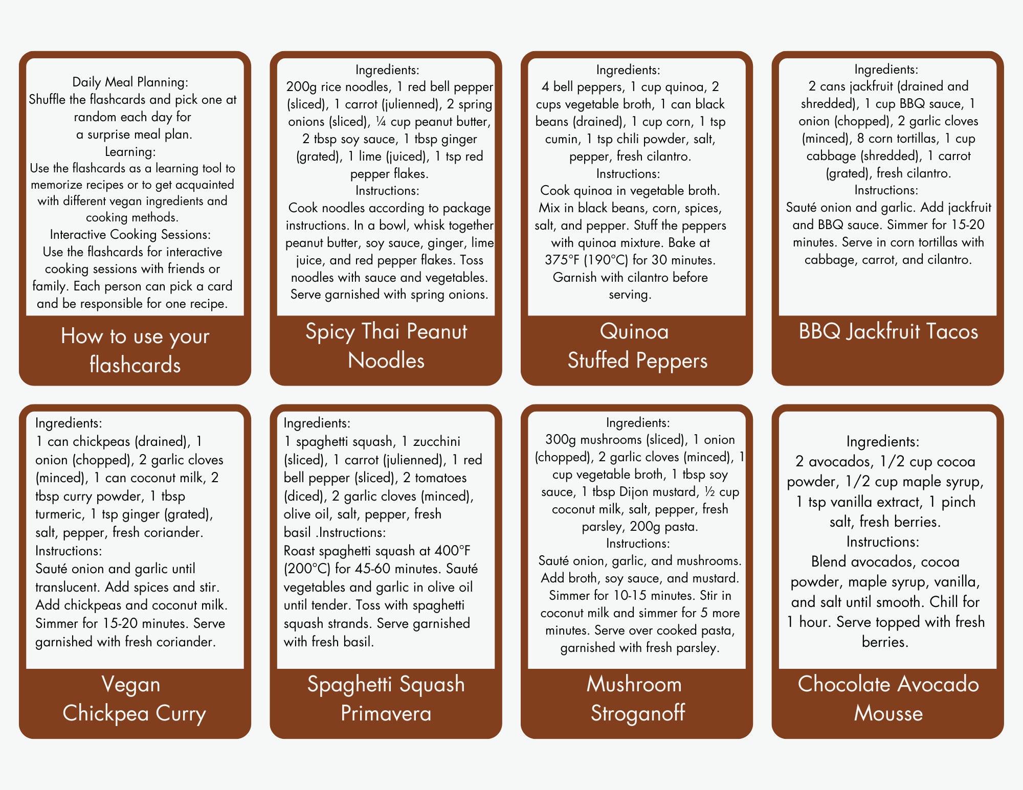 Vegan Recipe Printable Flashcards 30 Recipes - Etsy