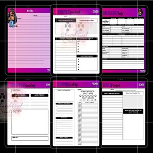 Digital Prayer Journal, Black Woman Journal, Colorful Journal, Digital ...