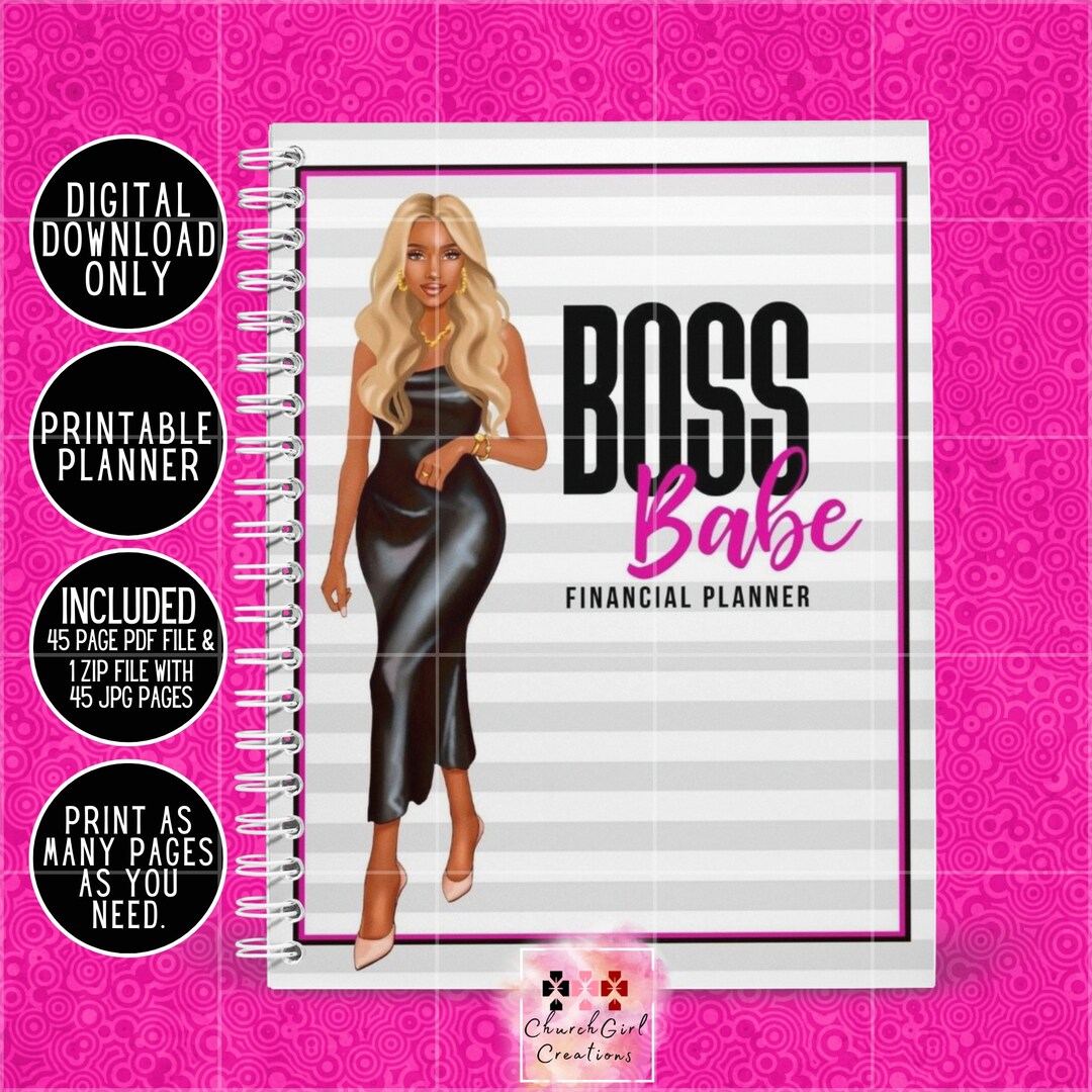 Black Girl Planner, Success Planner 2024, Fillable Planner, Happy ...