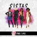 Sistas Png, Black Woman Png, Bright Colorful Png, Sublimation, Black ...