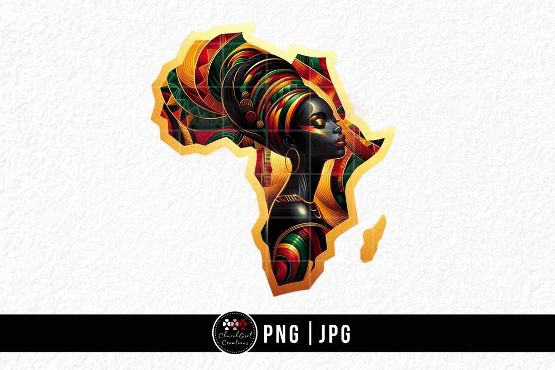 Africa Png, Black Queen Png, Black Woman Clipart, Afro Fashion Girl ...