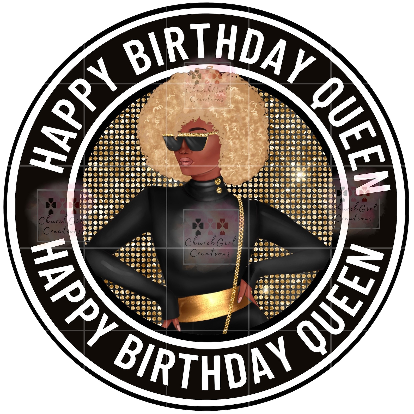 Happy Birthday Png, Queen Png, Black Girl Png, Black Woman Png ...