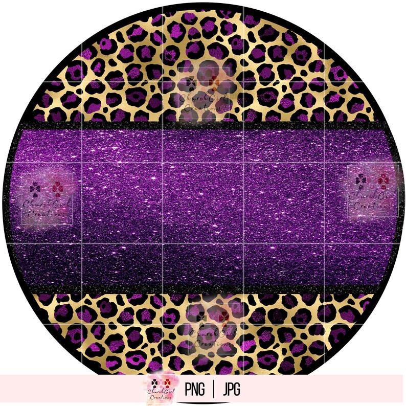 Pink Circle Png Leopard Gold PNG JPG Sublimation - Etsy