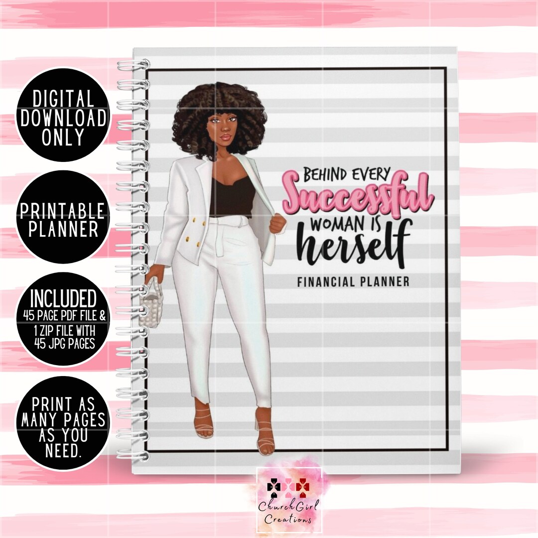 Black Girl Planner, Success Planner 2025, Fillable Planner, Happy ...