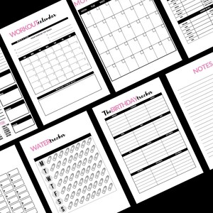 Colorful Planner, 2024 Planner, Black Girl Planner, Printable Planner ...
