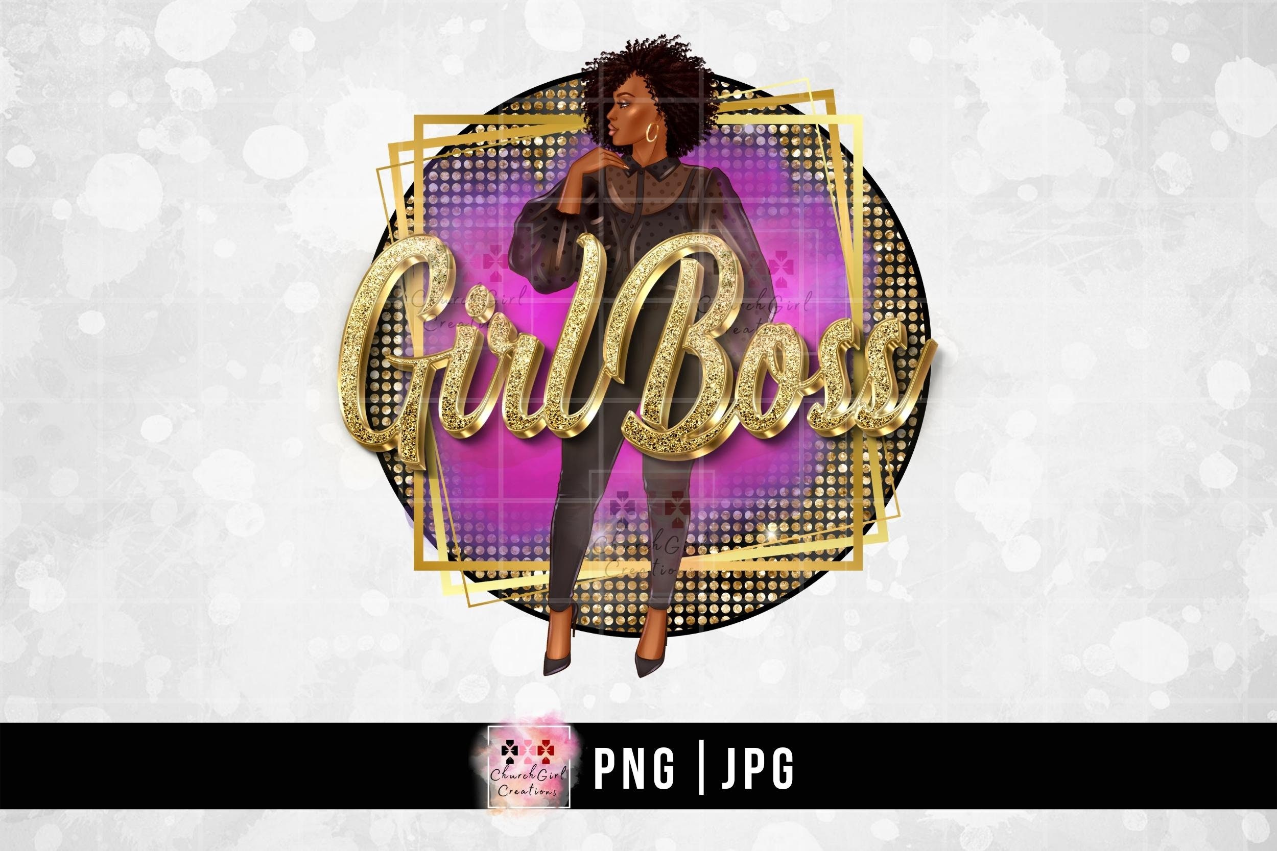 Black Lady Png Girl Boss Png Black Woman Png Black Girl - Etsy Canada