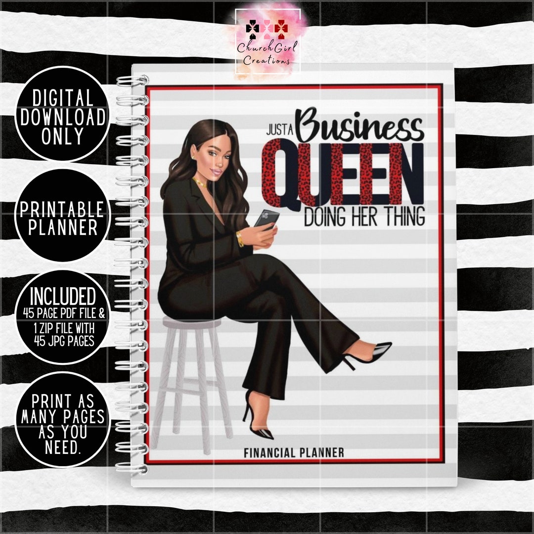 Black Girl Planner, Success Planner 2025, Fillable Planner, Happy ...