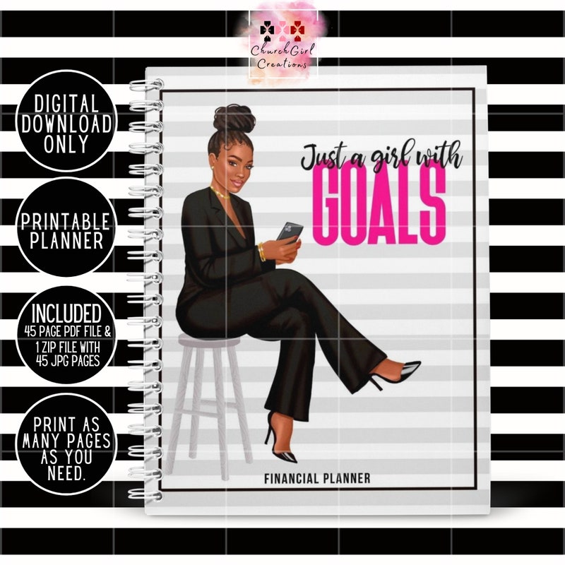 Black Girl Planner - Etsy