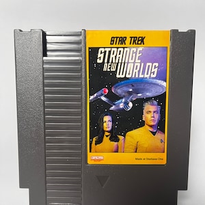 STAR TREK Strange New Worlds NES Nintendo Custom Video Game Cartridge ...