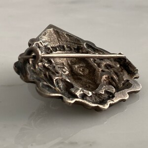 Unusual Vintage Silver Roman Style Brooch - Etsy
