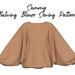 Batwing Blouse Top Sewing Pattern, Simple Top PDF Pattern, Beginner ...