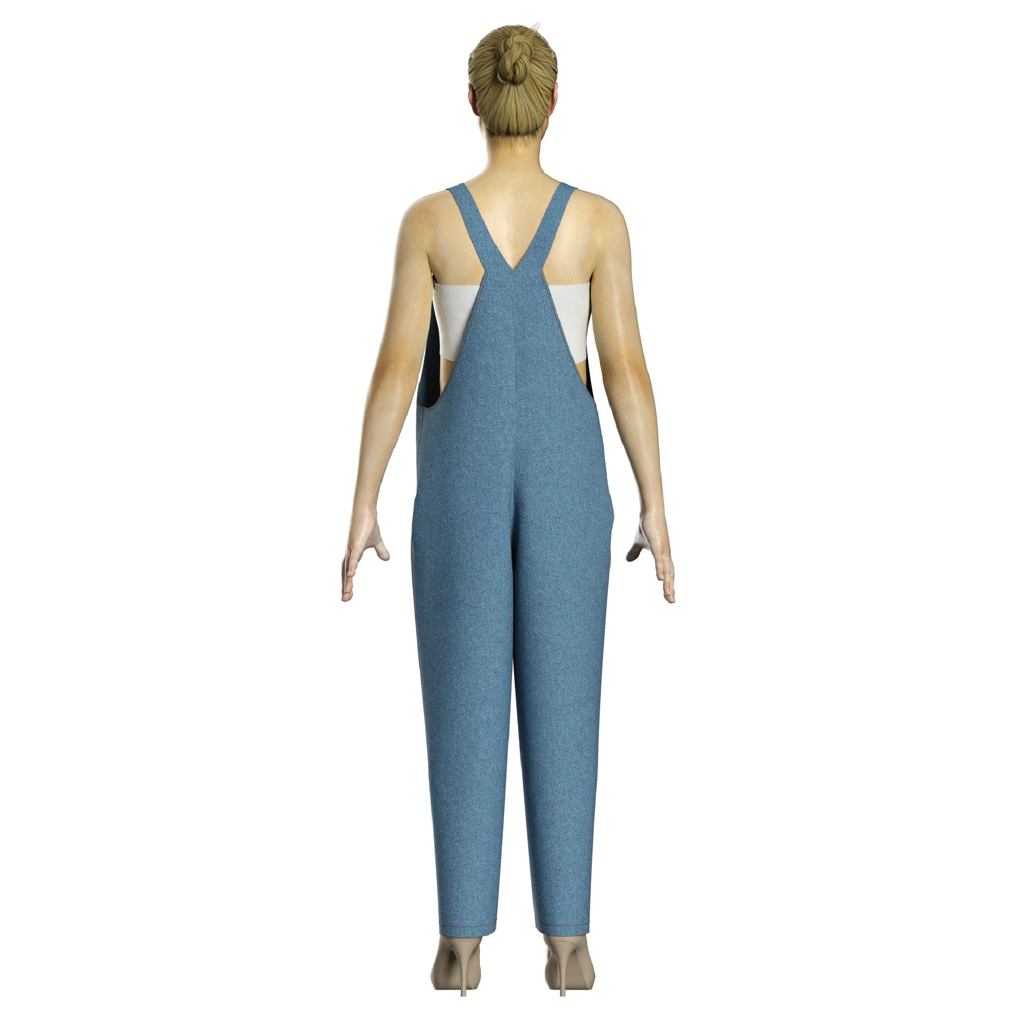 Dungaree Sewing Pattern PDF, Jumpsuit Pattern, Women Romper Pattern ...