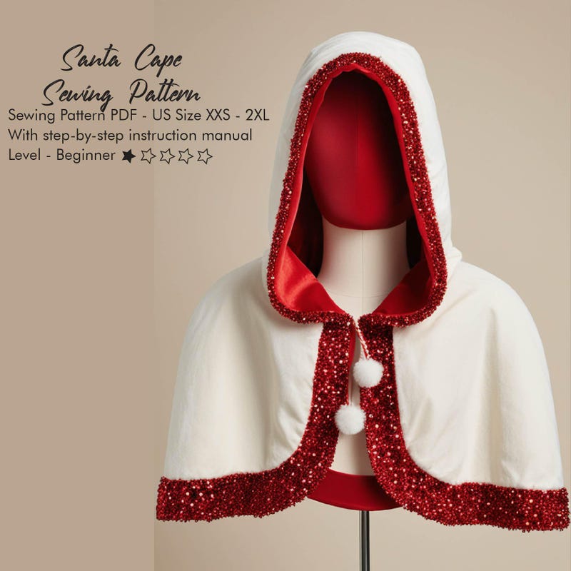 Santa Cape - Etsy