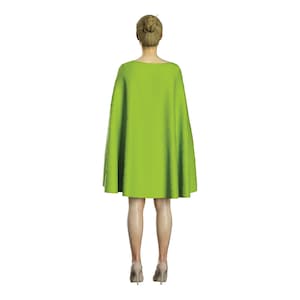 Cape Dress Pattern Design Sewing Pattern Project, Knee Length Dress ...