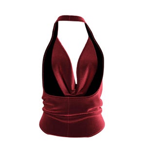 Cowl Neck Halter Top Sewing Pattern, Easy Women's Blouse (PDF Pattern ...
