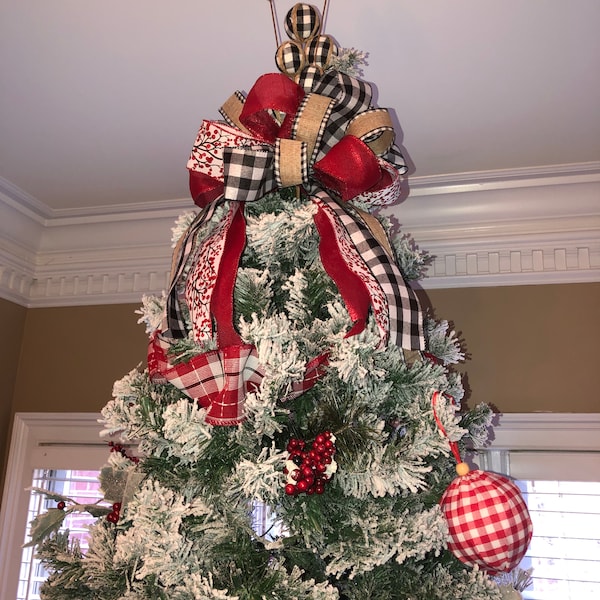 Burlap Tree Topper - Etsy