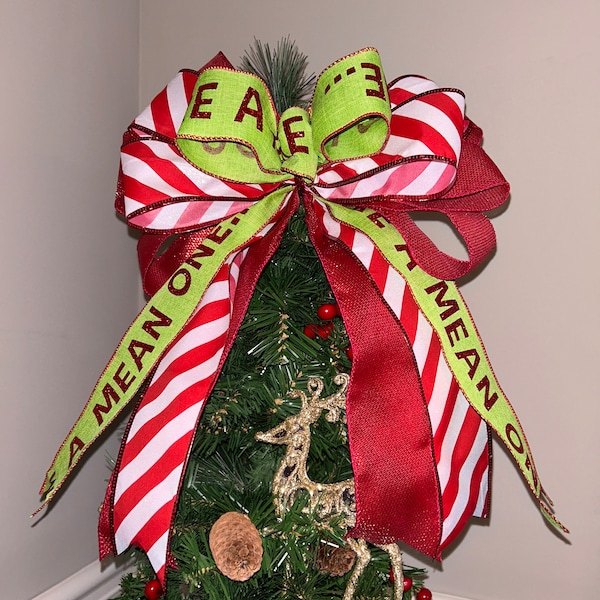 Grinch Tree Toppers - Etsy
