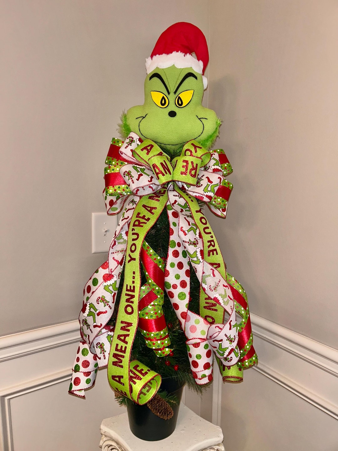 Grinchmas Tree Topper - Etsy