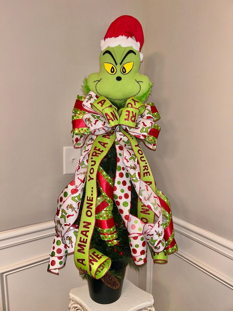 Grinchmas Tree Topper - Etsy