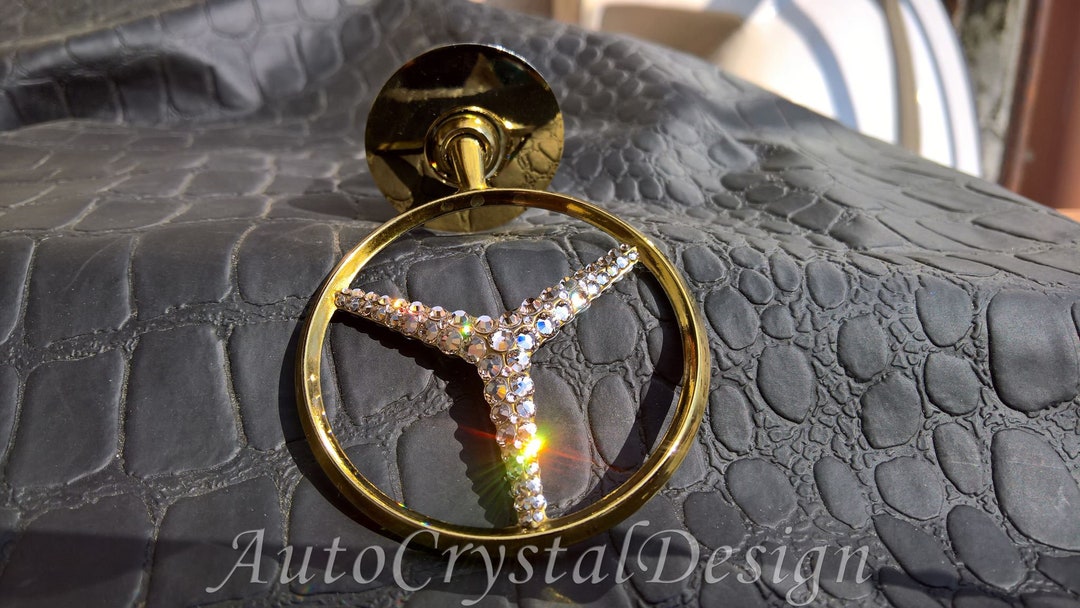 GOLD EDITION Front Hood Bonnet Mercedes Star Emblem Covered With ...