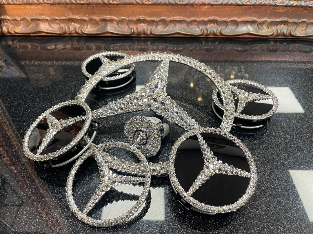 Chrome Back Trunk Star FLAT Mercedes Emblem Badge Covered With ...