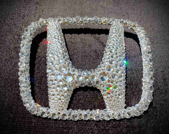 Honda Emblem Covered With Swarovski or High Quality Crystals - Etsy