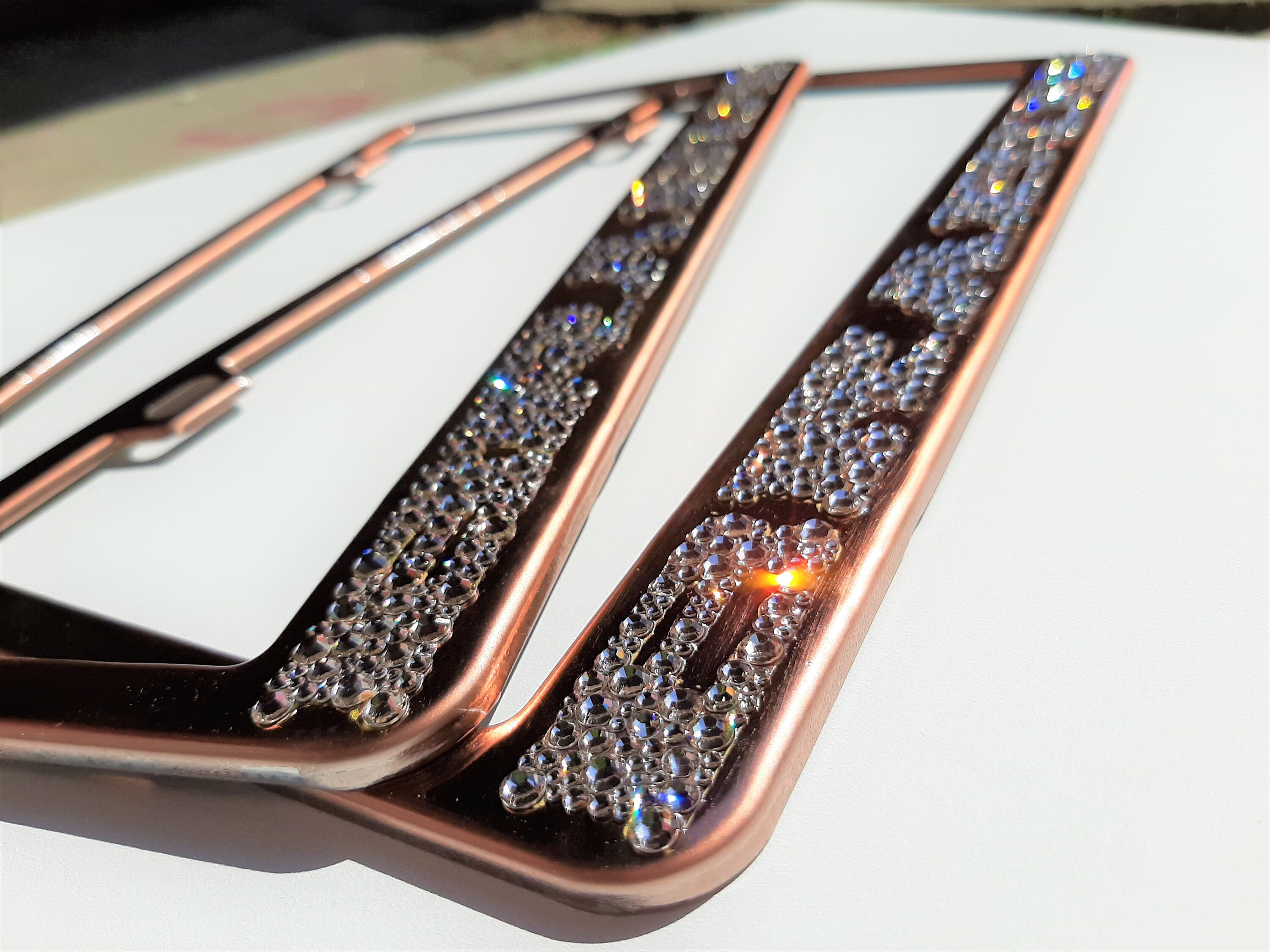 Personalized Mercedes BRABUS ROSE GOLD License Plate Frame | Etsy