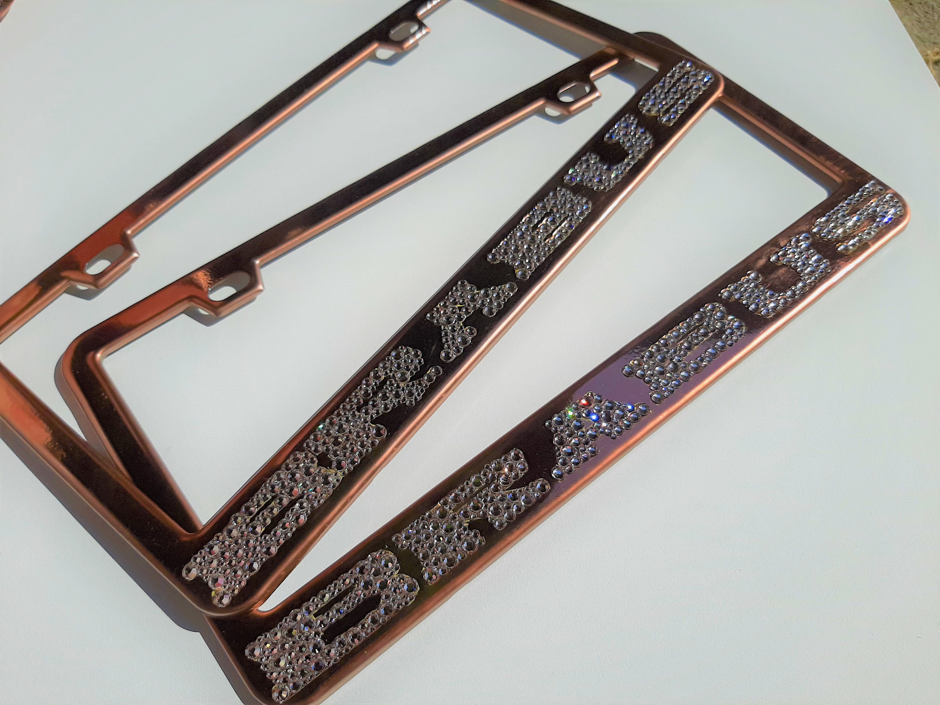 Personalized Mercedes BRABUS ROSE GOLD License Plate Frame | Etsy