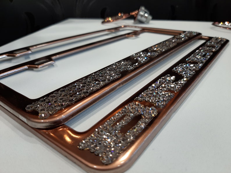 Personalized Mercedes BRABUS ROSE GOLD License Plate Frame - Etsy