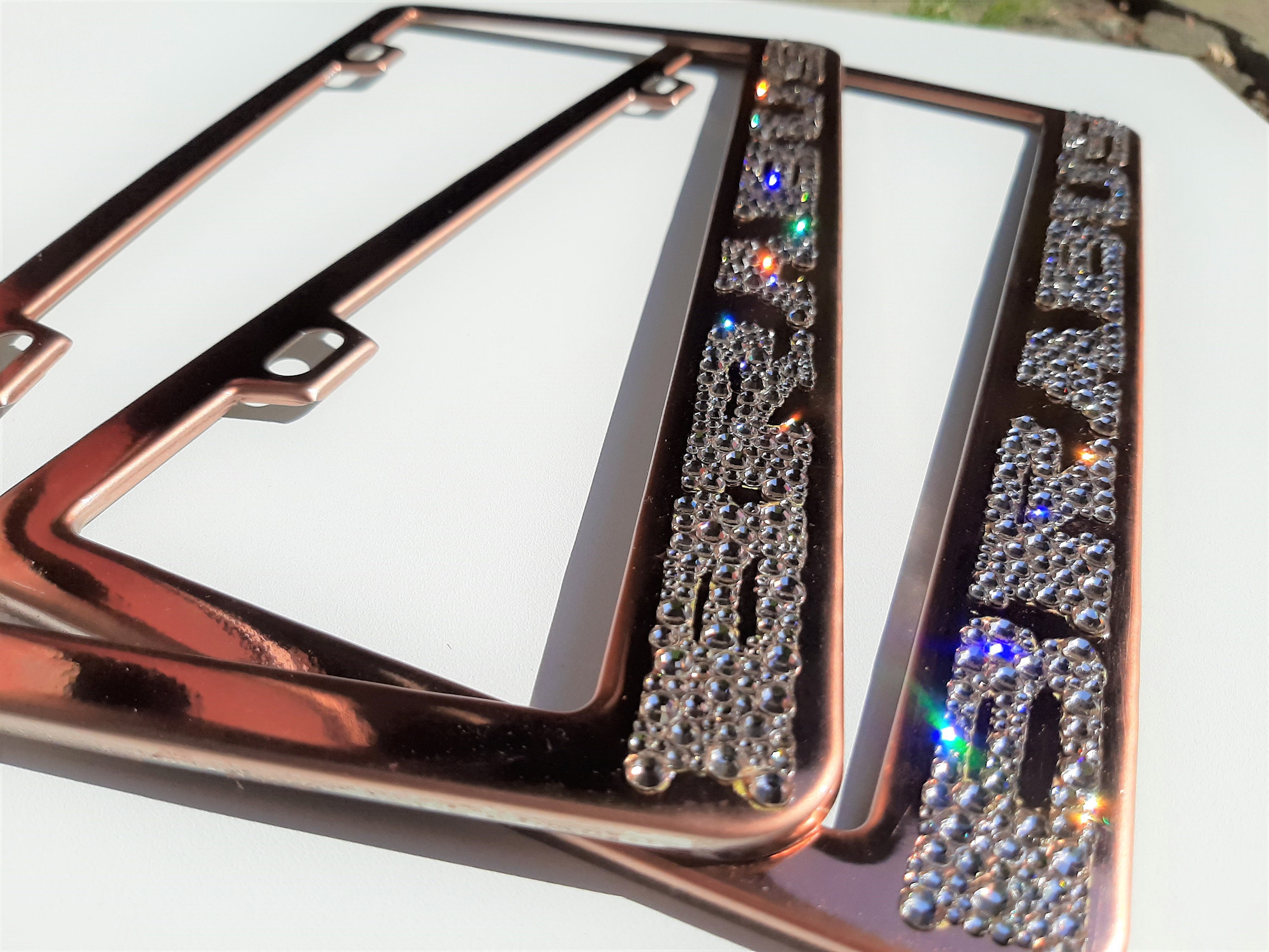 Personalized Mercedes BRABUS ROSE GOLD License Plate Frame | Etsy