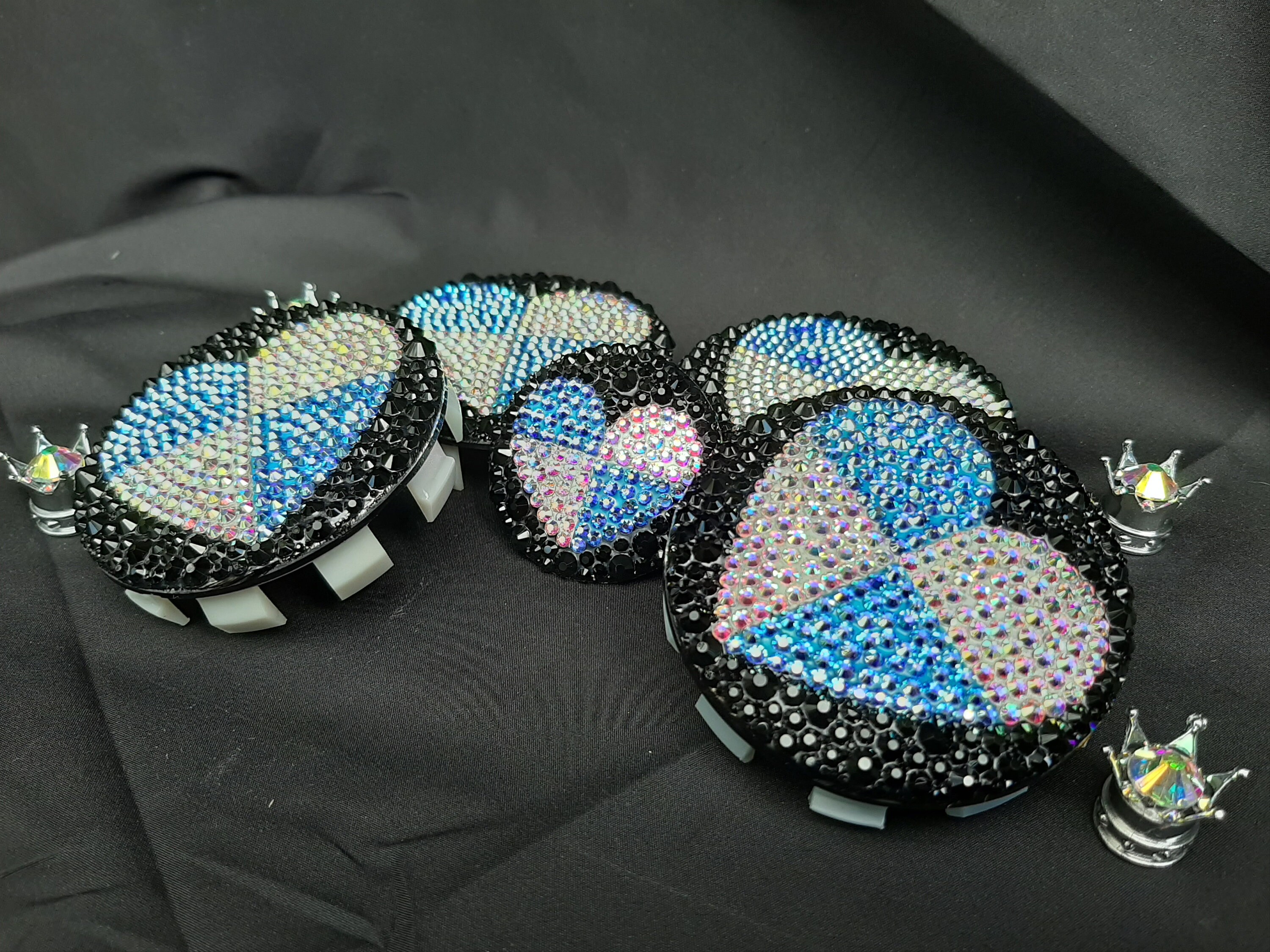 BMW Heart Emblem With Swarovski or High Quality AB Crystals - Etsy UK