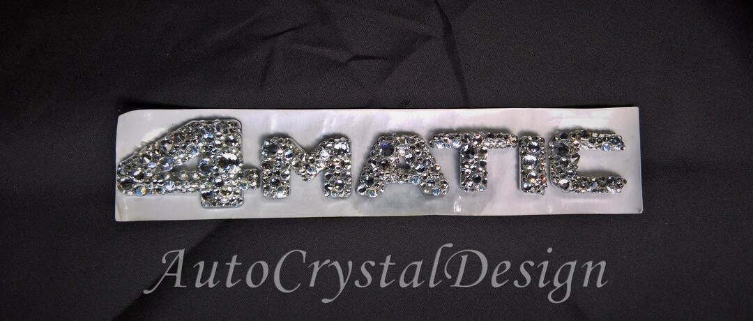 Mercedes Benz Chrome Trunk / Rear, Letterings, Badge, Sticker, With ...