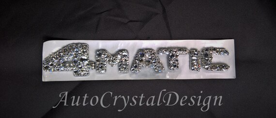 Mercedes Benz Chrome Trunk / Rear Letterings Badge Sticker | Etsy