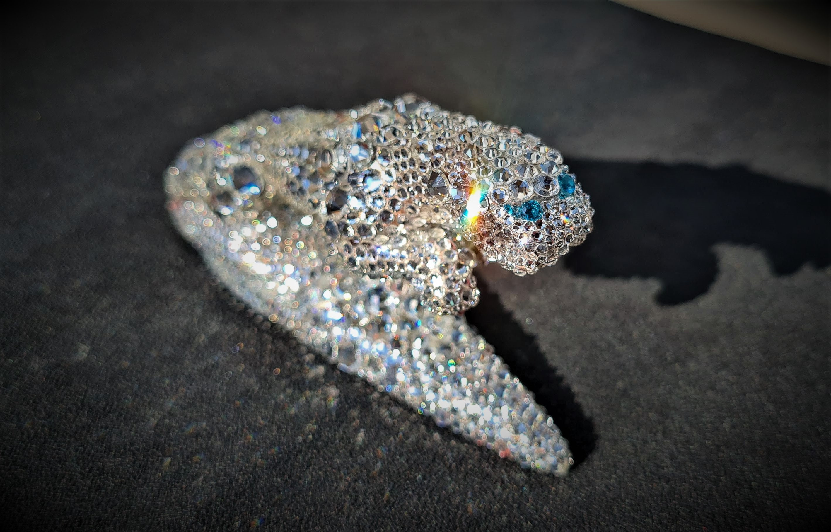 Jaguar Emblems With Swarovski Crystals or High Quality - Etsy
