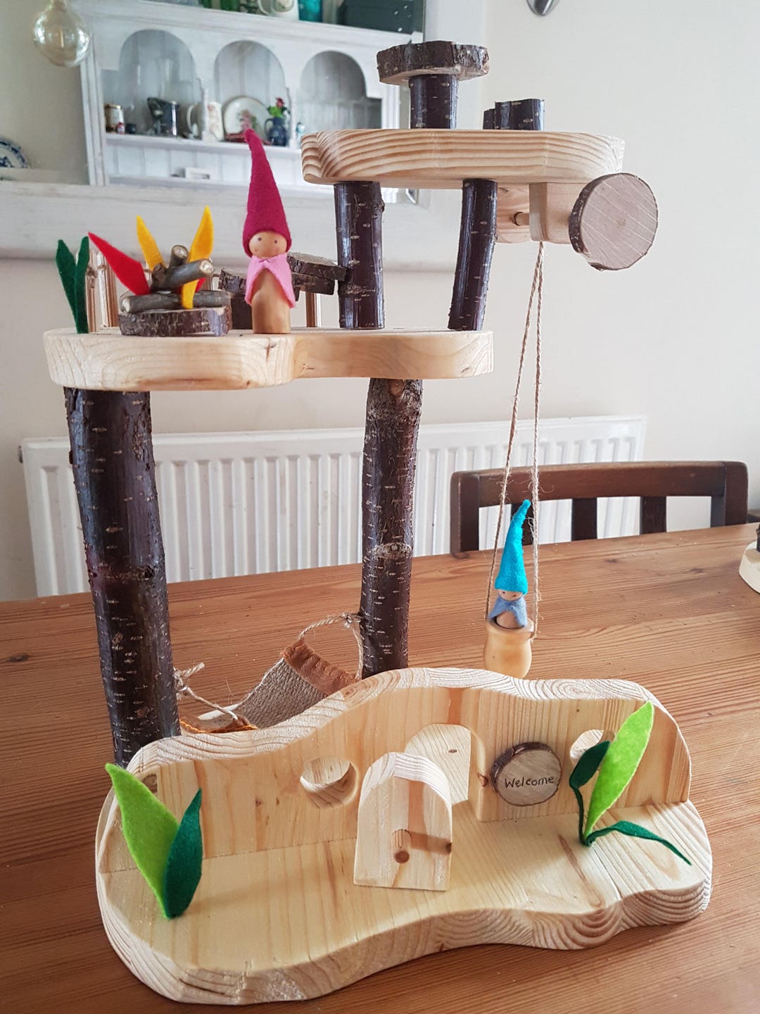 Wooden Steiner Stylel Tree House - Etsy