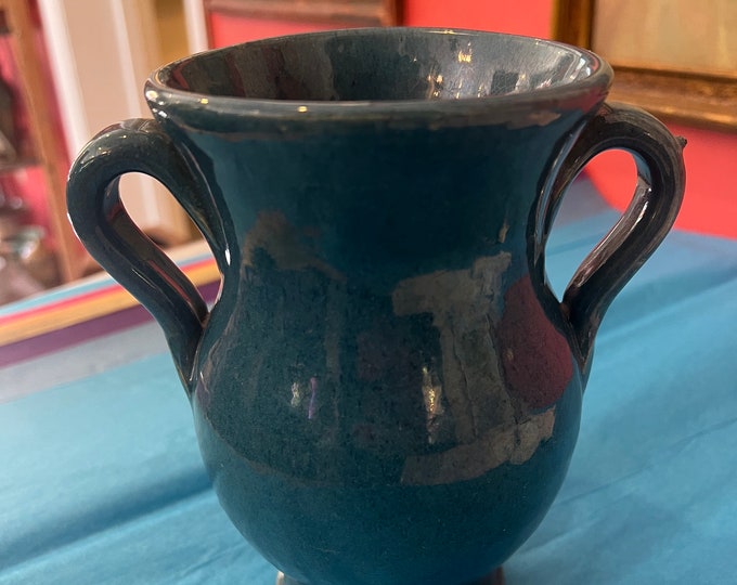 1948 Glazed North Carolina Pottery Vase: Joe Owen Style - Etsy