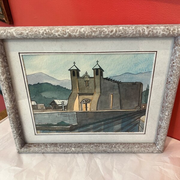 Church Watercolor - Etsy