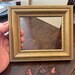 Old Gold Picture Framed With Rope Like Liner Design Nicely Fits a 5" by ...