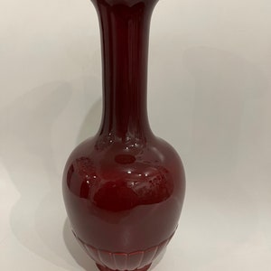 Circa 1968 K'ang Hsi Porcelain Oxblood Glaze Dark Pigmented Areas by ...