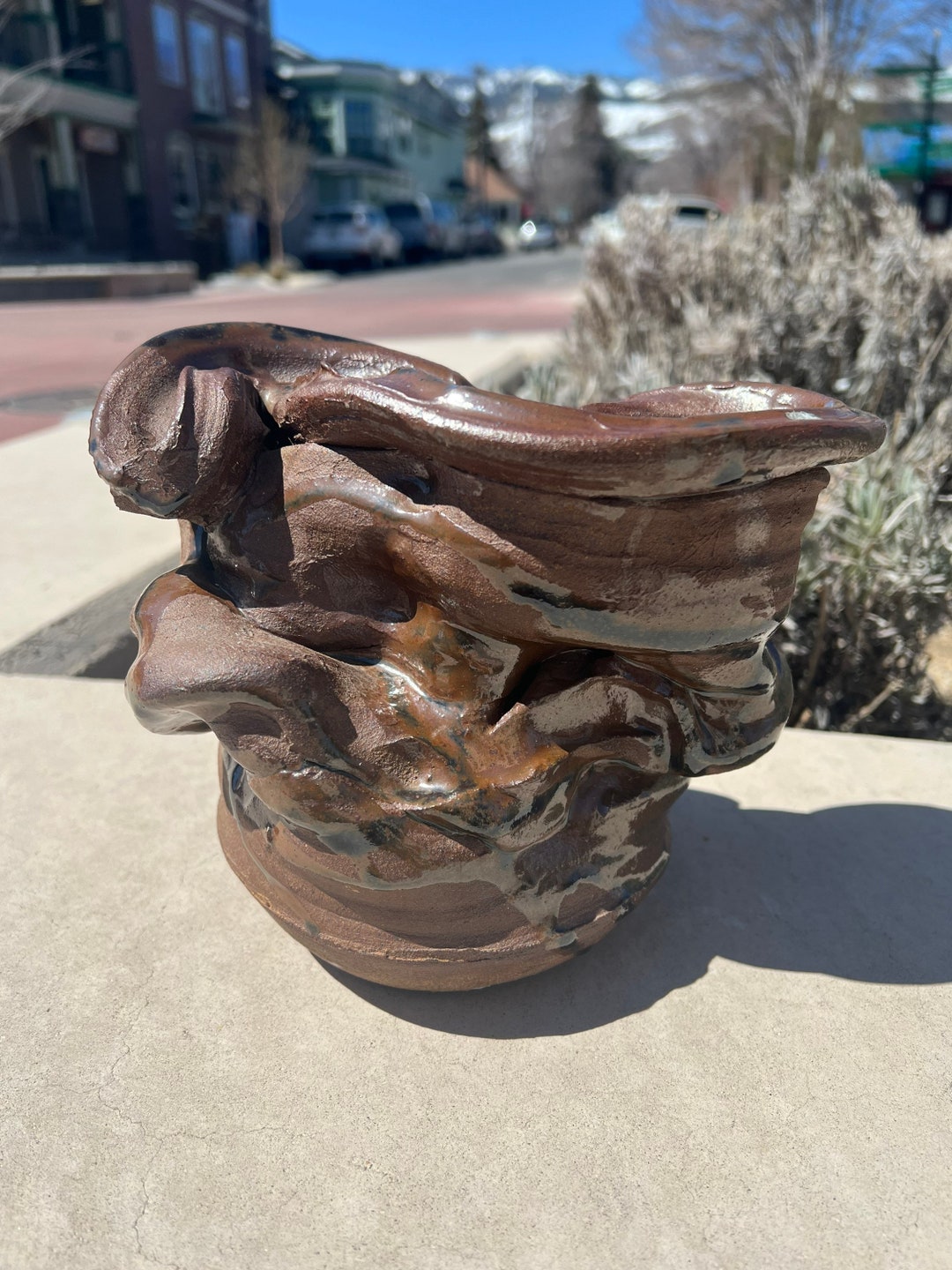 1967 Altered Original SIGNED Vessel Horikawa Perfect for the Mcm Decor ...