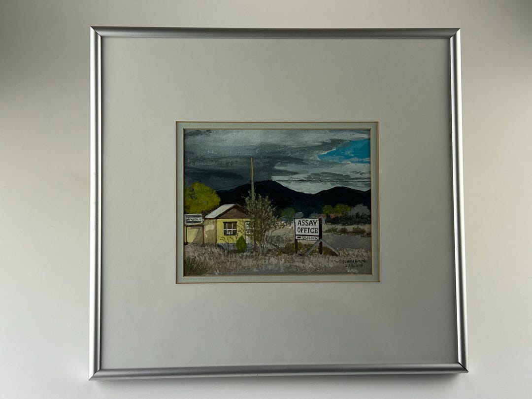 Terrill Ozawa "assay Office" Watercolor Painting, Carson City Art, 2004 ...