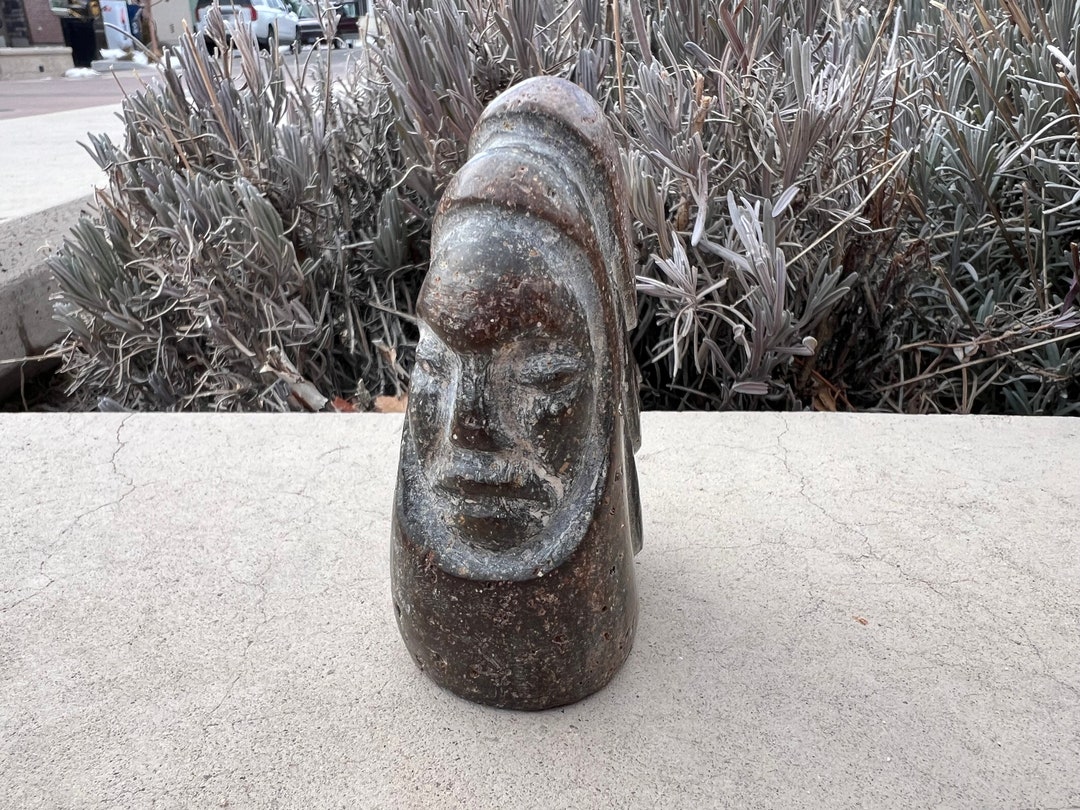 Circa 2000 Basalt Stone Sculpture Carving by Hazen, Nevada Artist ...