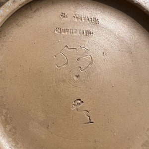 1930's L. HJORTH Danish Studio Pottery Vase Scandinavian Pottery SIGNED ...